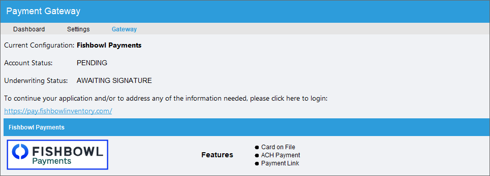 Fishbowl Advanced - Payments