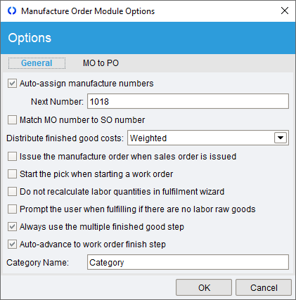 Module Options