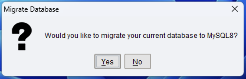Fishbowl Advanced MySQL Migration