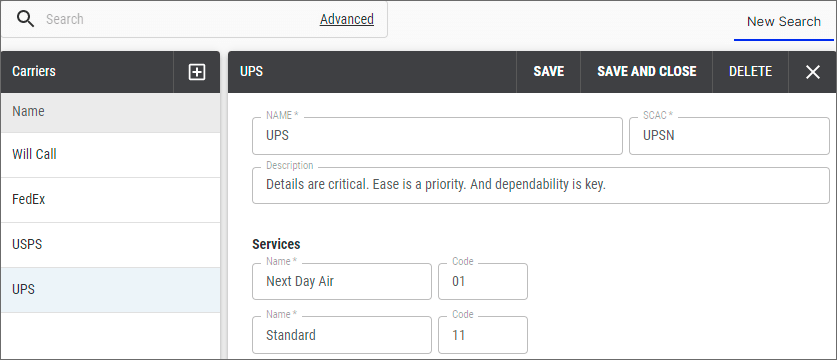 Fishbowl Drive - Carriers