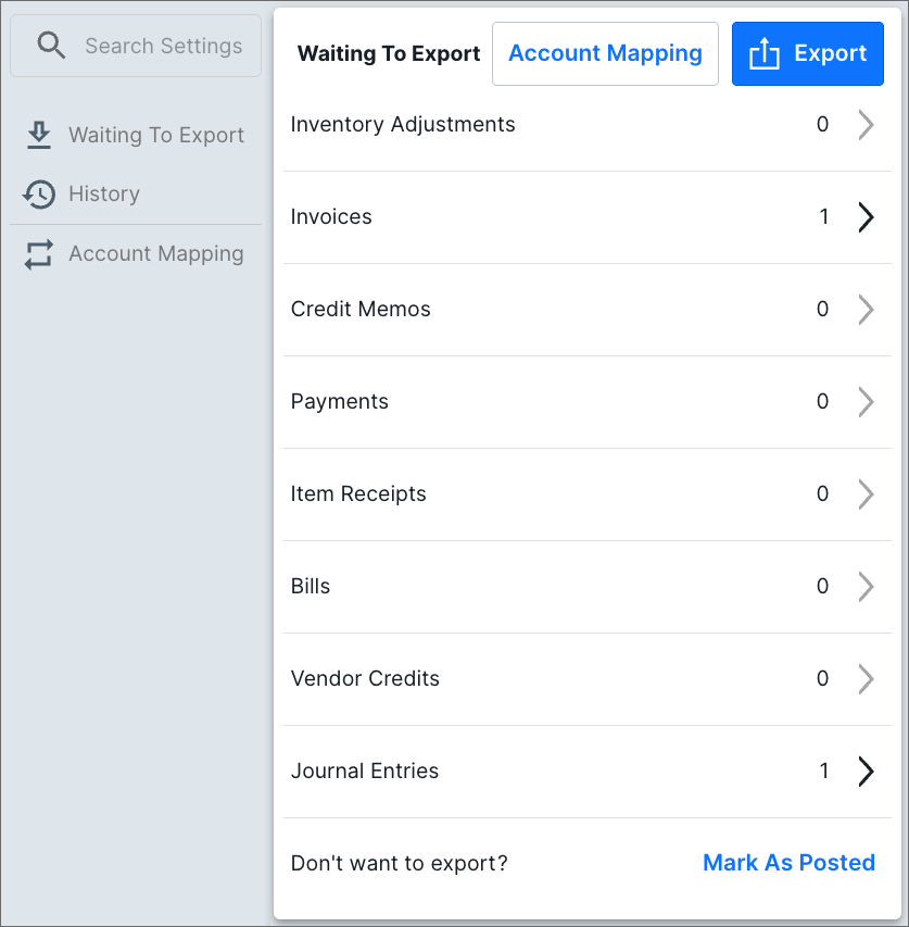 Fishbowl Drive - QuickBooks Online