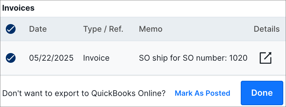 Fishbowl Drive - QuickBooks Online