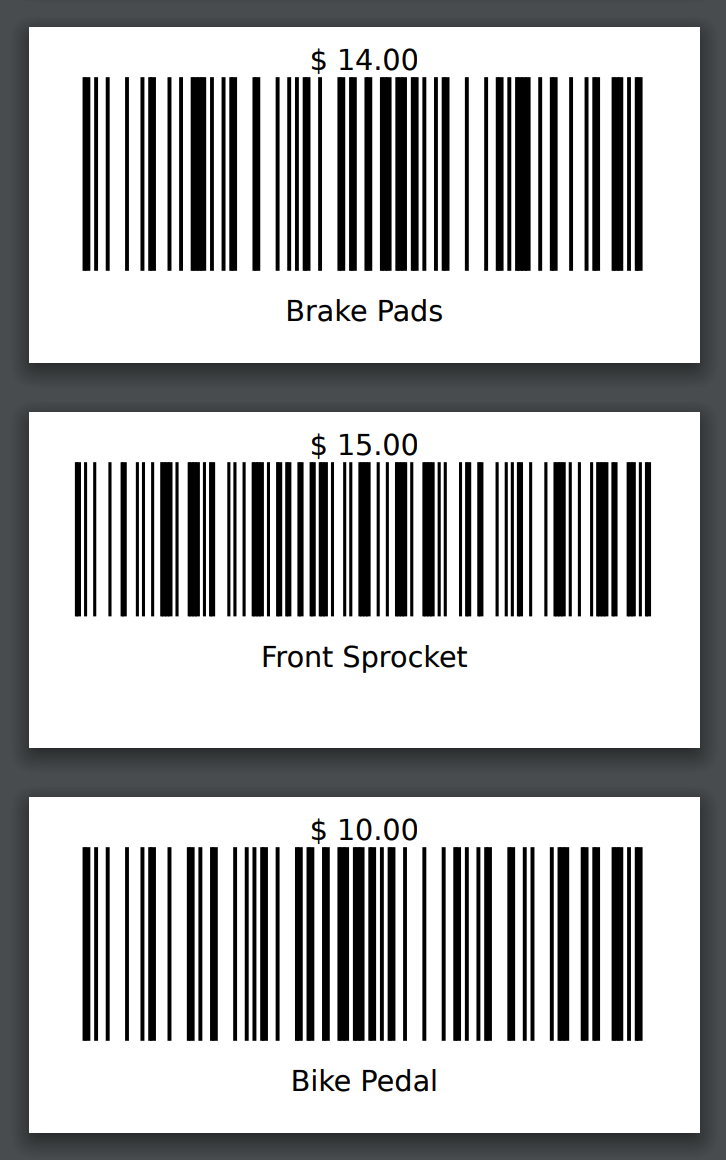 Fishbowl Drive - Item Barcode One Off Report